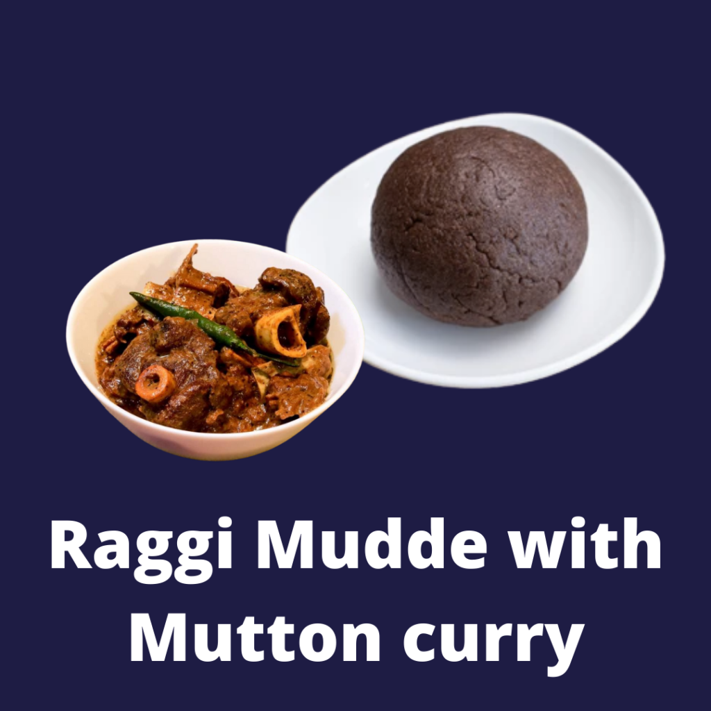 RAGI SANGATI/RAGI MUDDE WITH Mutton CURRY - Adda Bistro & Dining